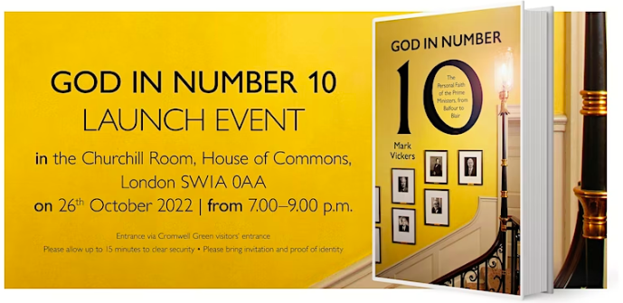 God In Number 10 – Book Launch – Cull & Co. Literary Agency Ltd